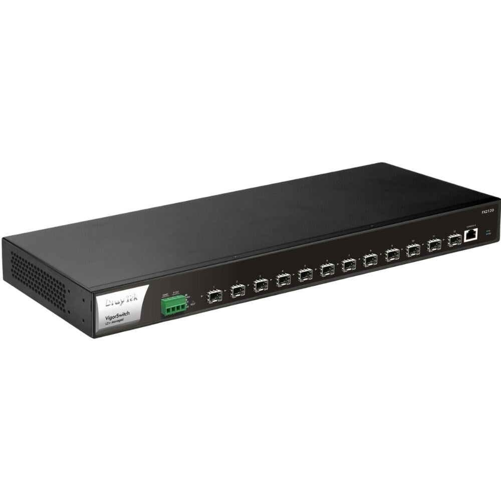 Draytek 12 Port SFP+ Full Fibre 10G Switch– AV Pro’s